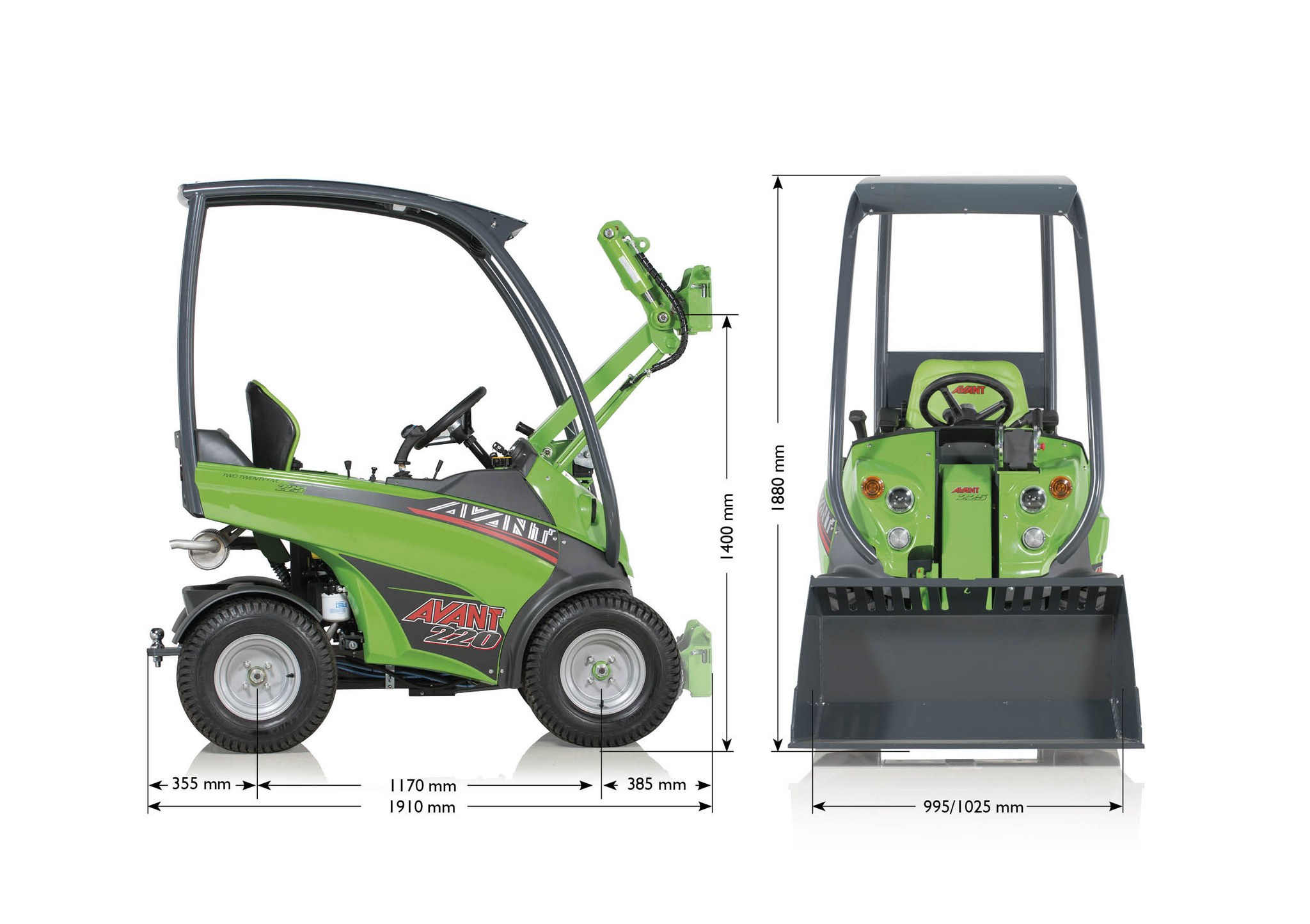 Avant 200-seeria laadur - Kompaktne, lihtne ja mitmekülgne